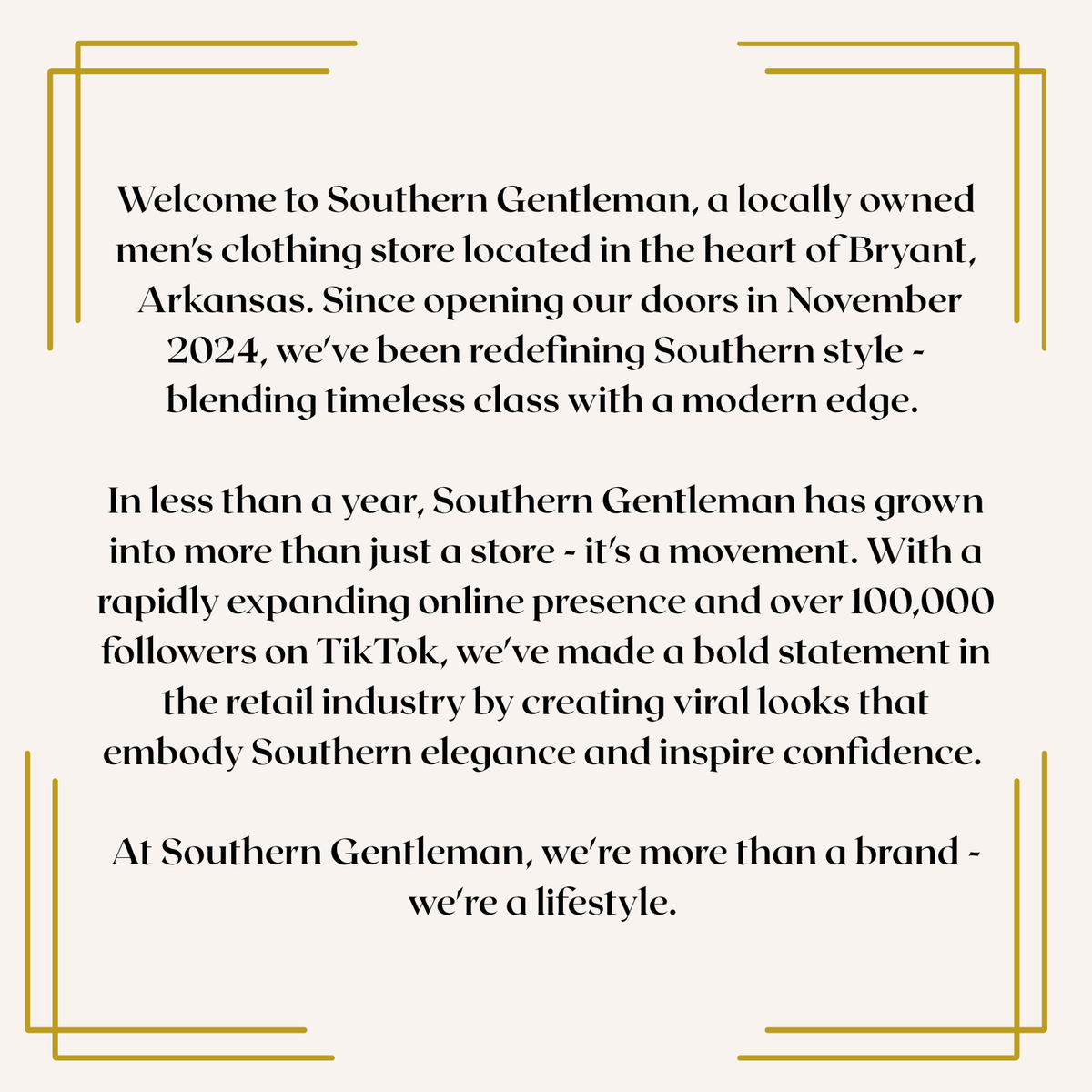 About Us – Southern Gentleman